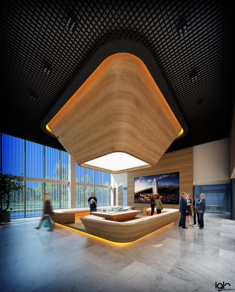 SUR YAPI MARINA PARK BAYRAKLI Sales Office – iglo architects