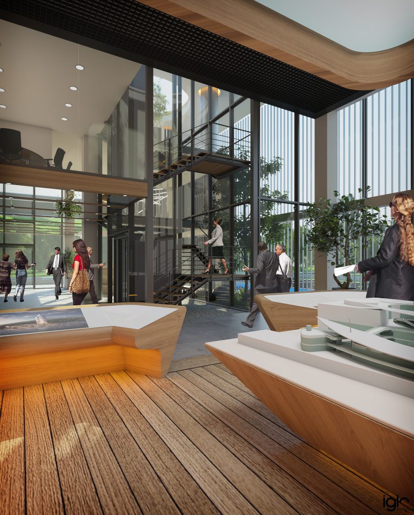 SUR YAPI MARINA PARK BAYRAKLI Sales Office – iglo architects